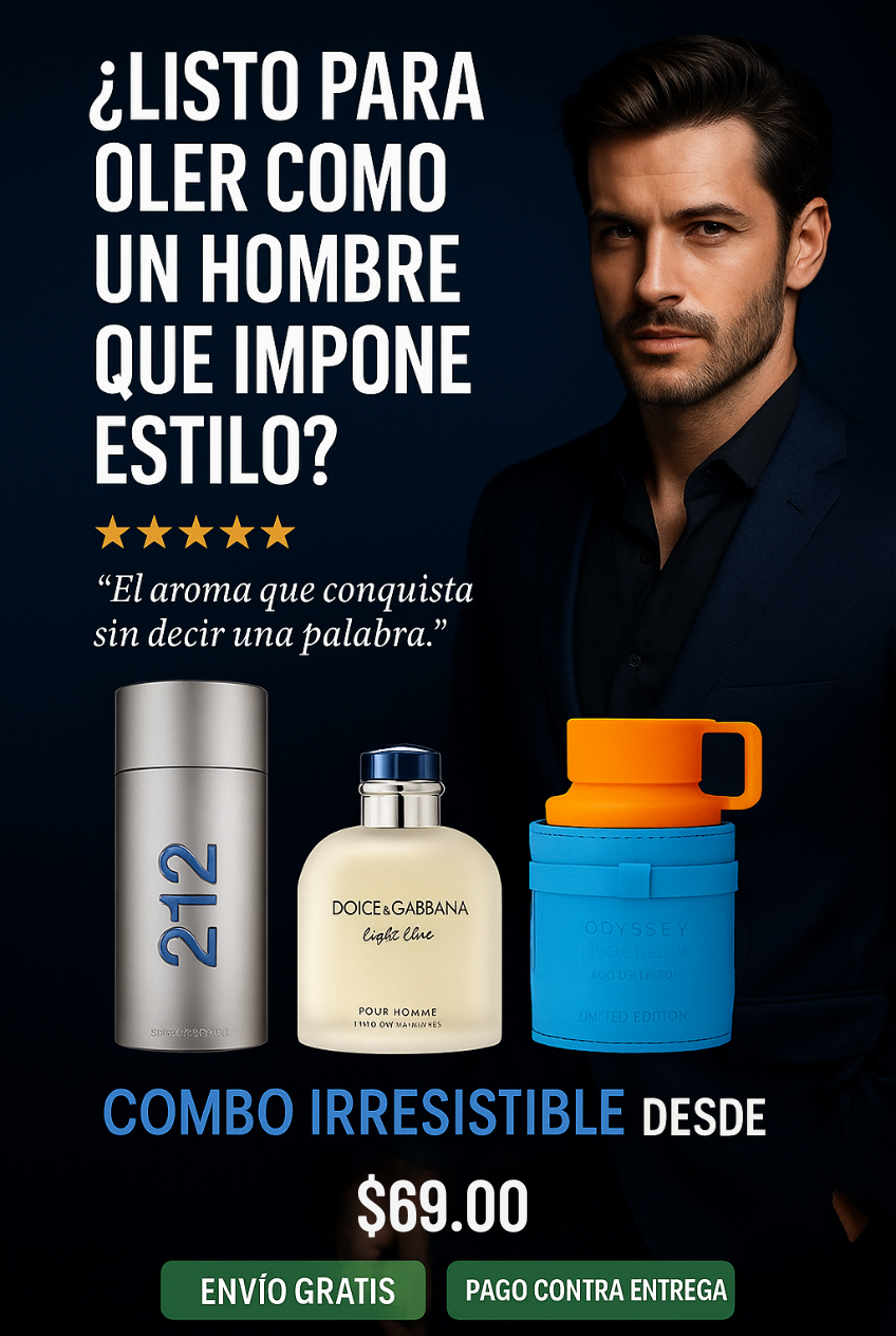 PACK EXCLUSIVO – MANDARIN SKY, 212 NYC & LIGHT BLUE MEN – Mi tienda